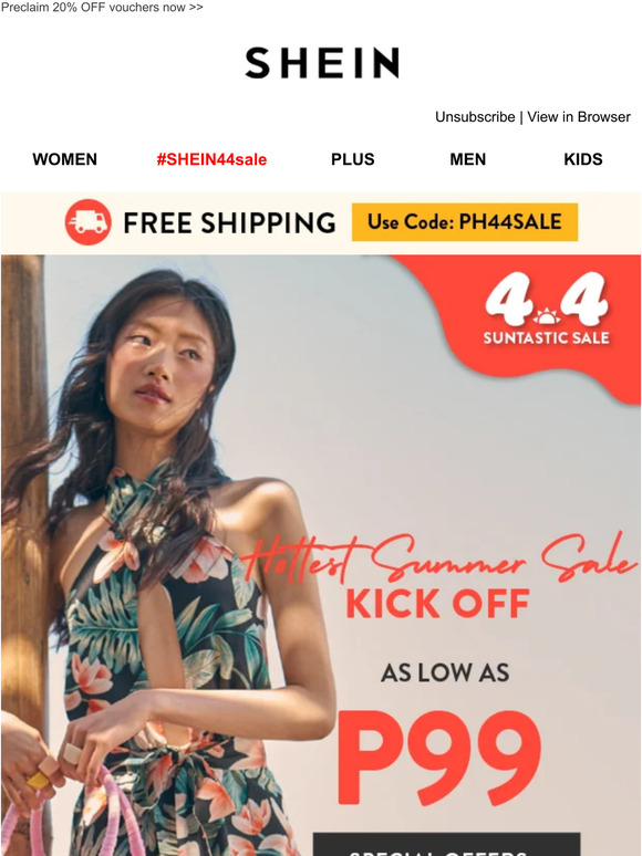 SHEIN Email Newsletters: Shop Sales, Discounts, and Coupon Codes