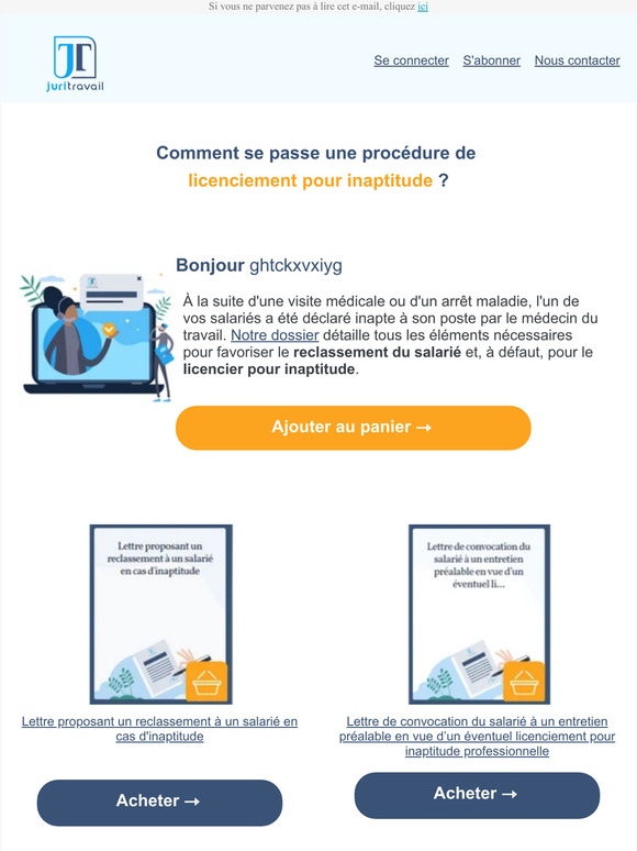 Juritravail: Comment se passe une procédure de licenciement pour inaptitude ? | Milled