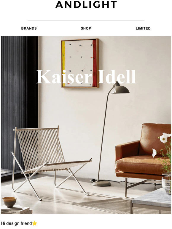 AndLight: KAISER idell 🌈 NEW colors available! | Milled