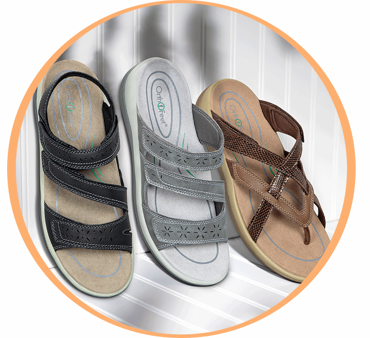 OrthoFeet: NEW! Sandals with 4 straps for a perfect fit | Milled