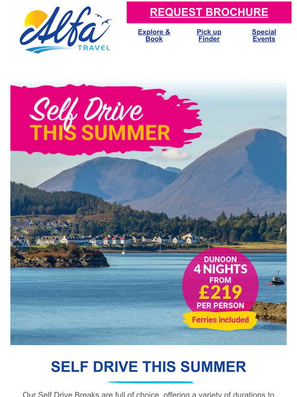 Alfa Travel: Enjoy the freedom to explore with Self Drive Breaks! 🚗 🌞 ...