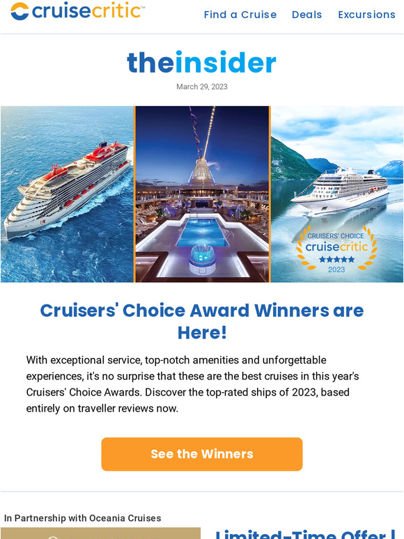 Cruise Critic: Announcing the World's Most Popular Cruises for 2023 ...