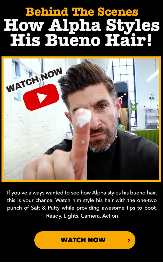 Pete & Pedro: Behind The Scenes: How Alpha Styles His Hair! | Milled