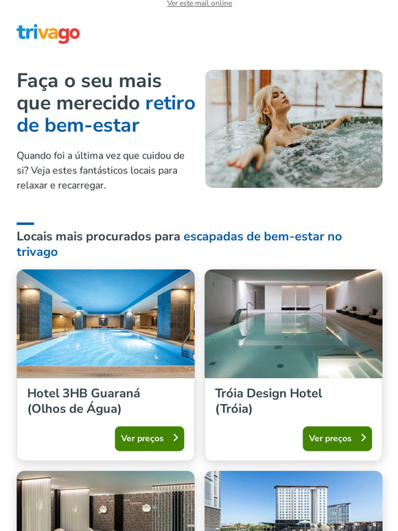 Trivago: A sua escapada de bem-estar está à sua espera no trivago | Milled