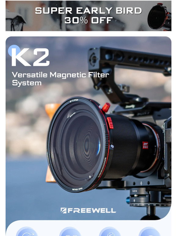 Freewell Gear: Meet K2: The Pinnacle of Filter Systems | Milled