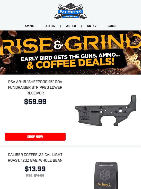 Palmetto State Armory: 4 Bags For $44 | SHEEPDOG-15 AR-15 Lowers $59.99 ...