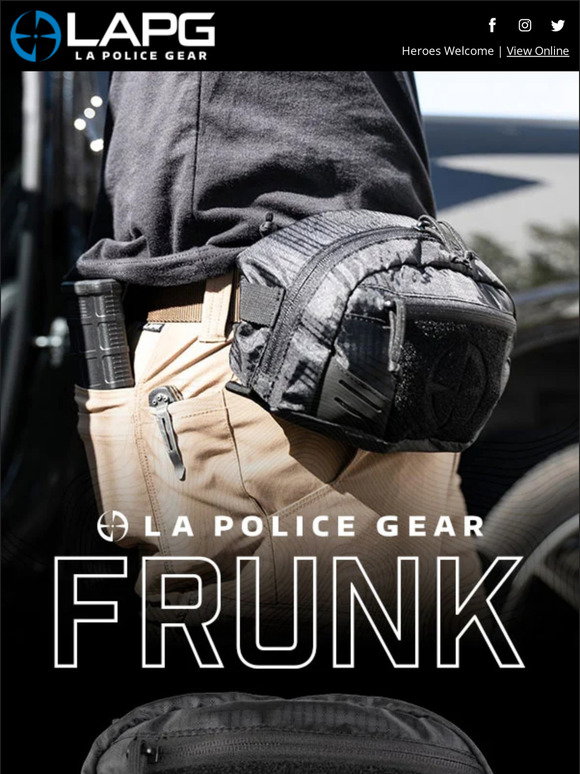 LA Police Gear: It's time to frunk it up ⚡ | Milled