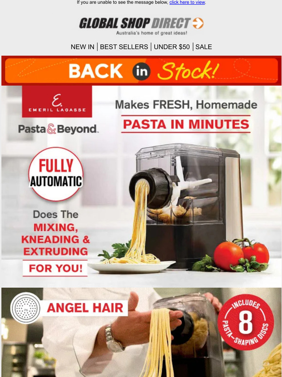 Global Shop: Emeril Pasta & Beyond is BACK IN STOCK! | Milled