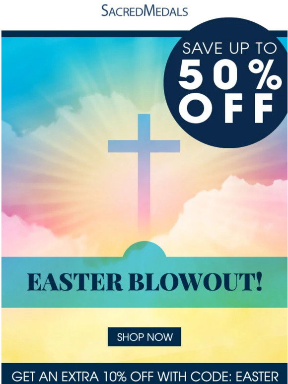 Sacred Medals: 🙏 Easter Blowout Starts Now! | Milled