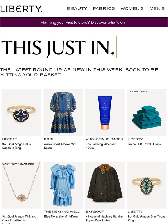 Liberty London: First look: what's new now | Milled