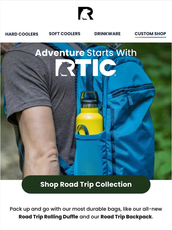 RTIC: Pack up & go with Road Trip Essentials. | Milled