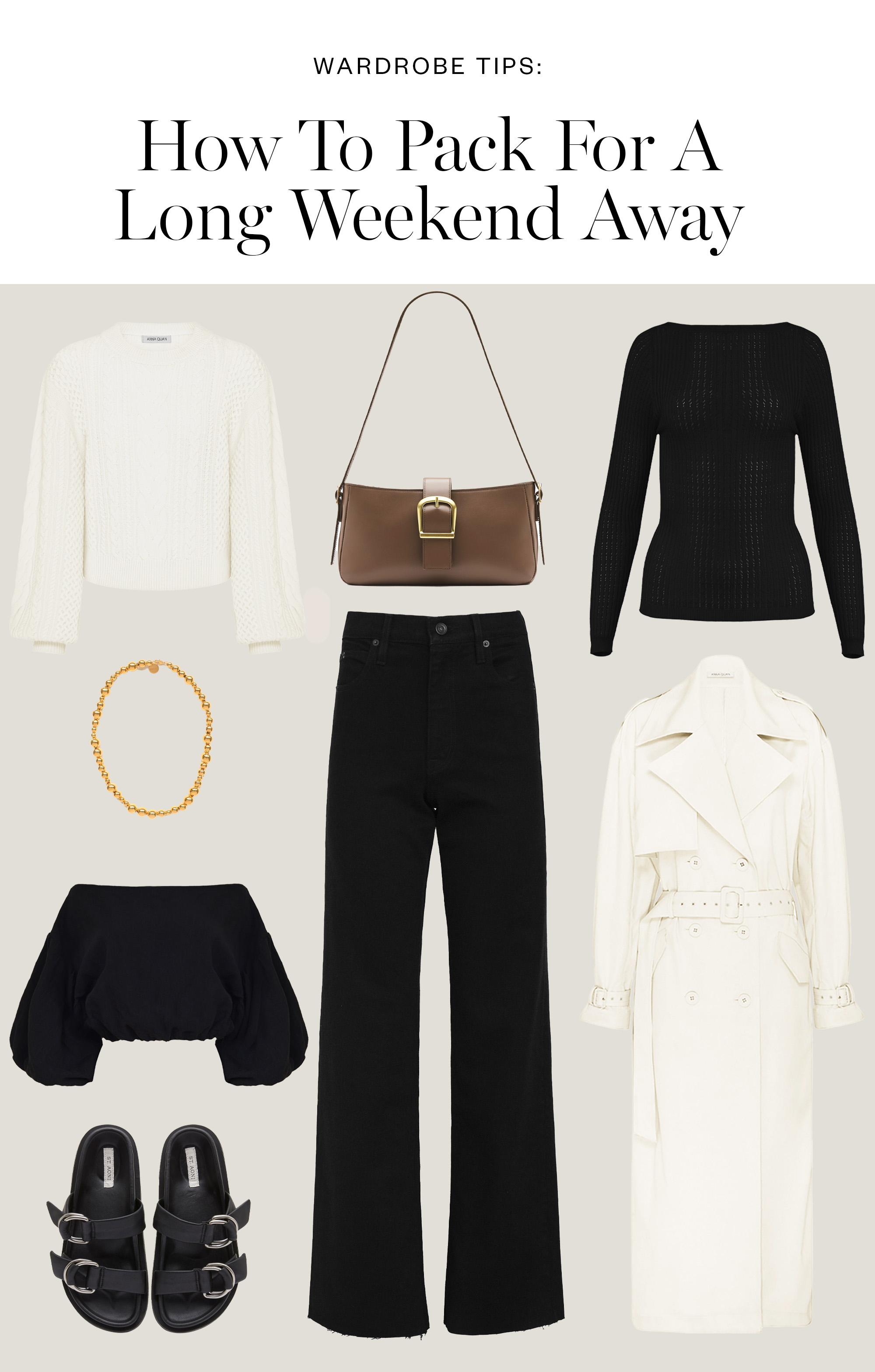 The Undone: How to Pack for a Long Weekend Away | Milled