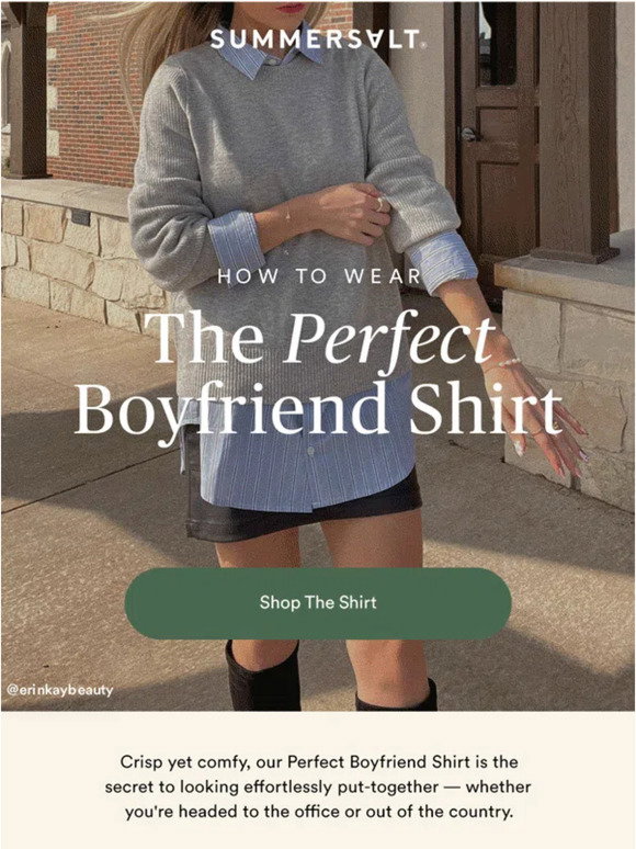 Summersalt: How to style the perfect button-up | Milled