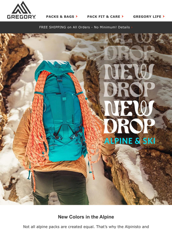 Gregory Mountain Products: New Alpine Colors To Fuel Your '23 ...