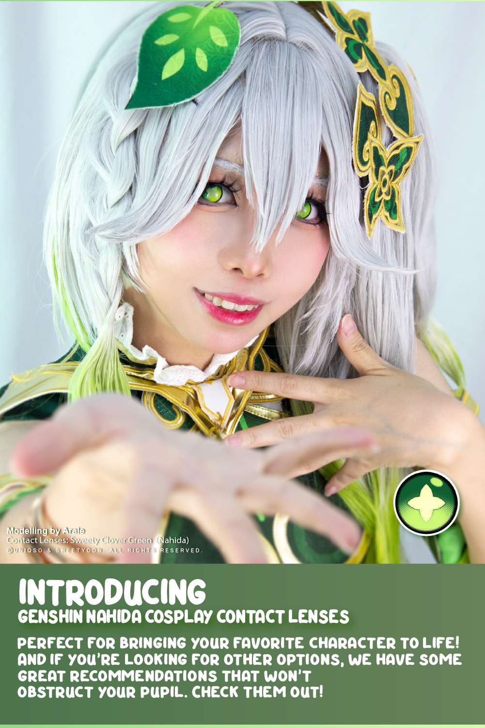 Uniqso Bring Genshin Nahida Cosplay To Life With Our Recommendation🍀💖 Milled