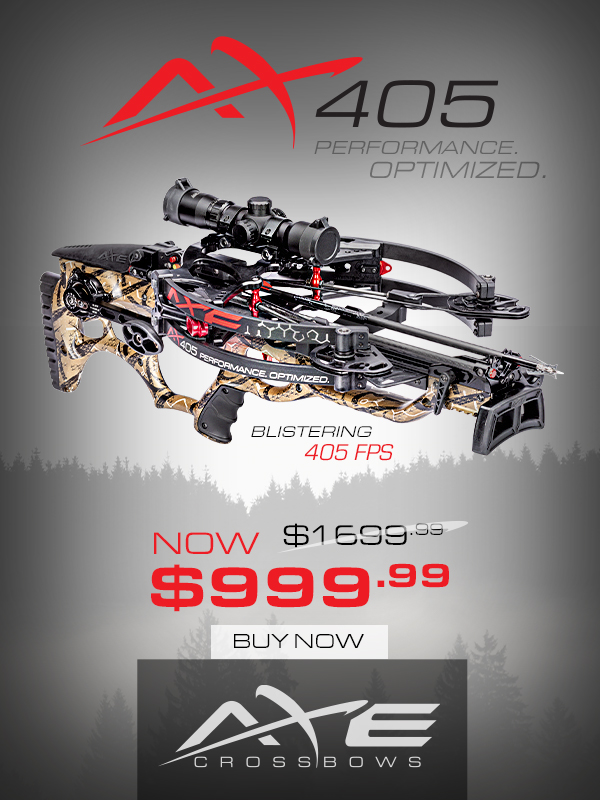 FeraDyne: Save $700 on the AXE AX405 Crossbow | Milled