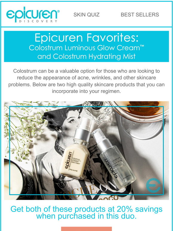Epicuren: What Is Colostrum And Why Is It In Our Skincare? 🤷‍♀️ | Milled