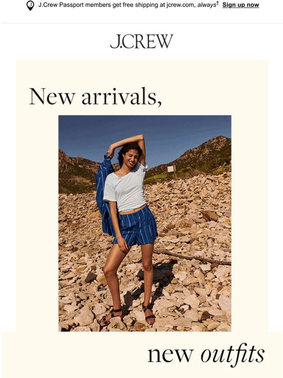 J.Crew: New arrivals, new spring outfits | Milled