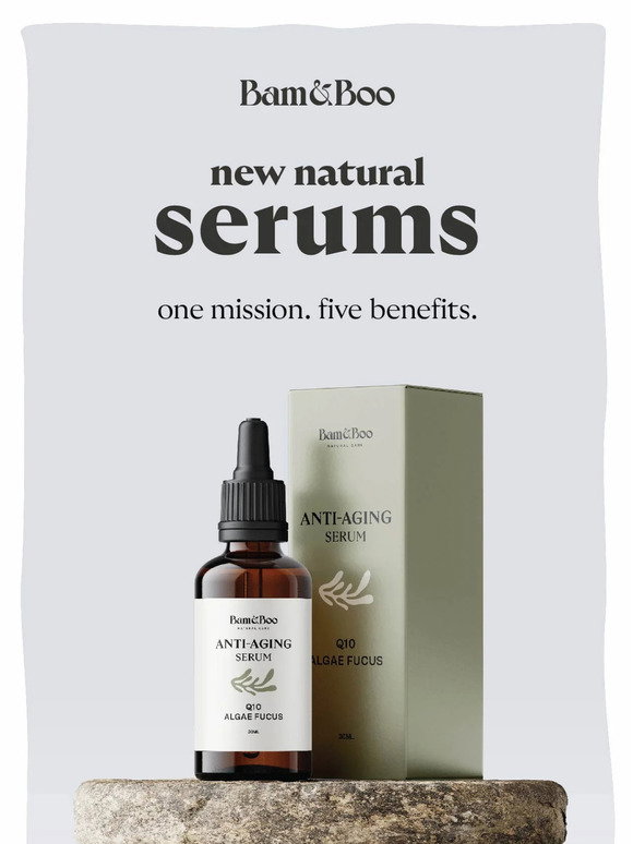 BAM and BOO: [NEW] NATURAL SERUMS ARE HERE 🌿 | Milled