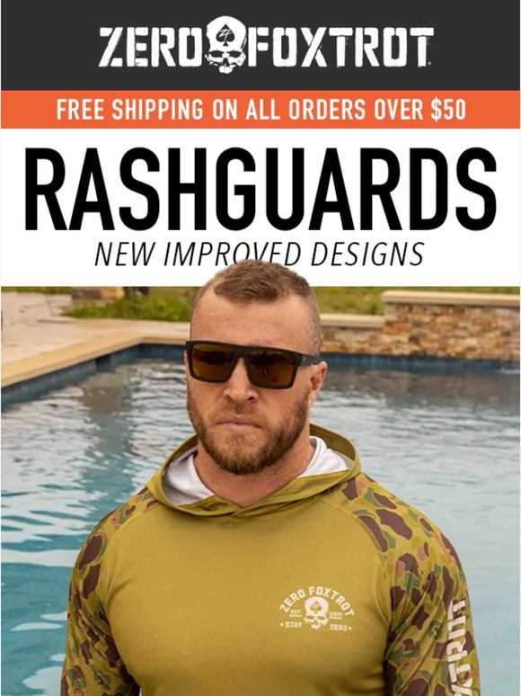 Zero Foxtrot: NEW AND IMPROVED RASHGUARDS | Milled
