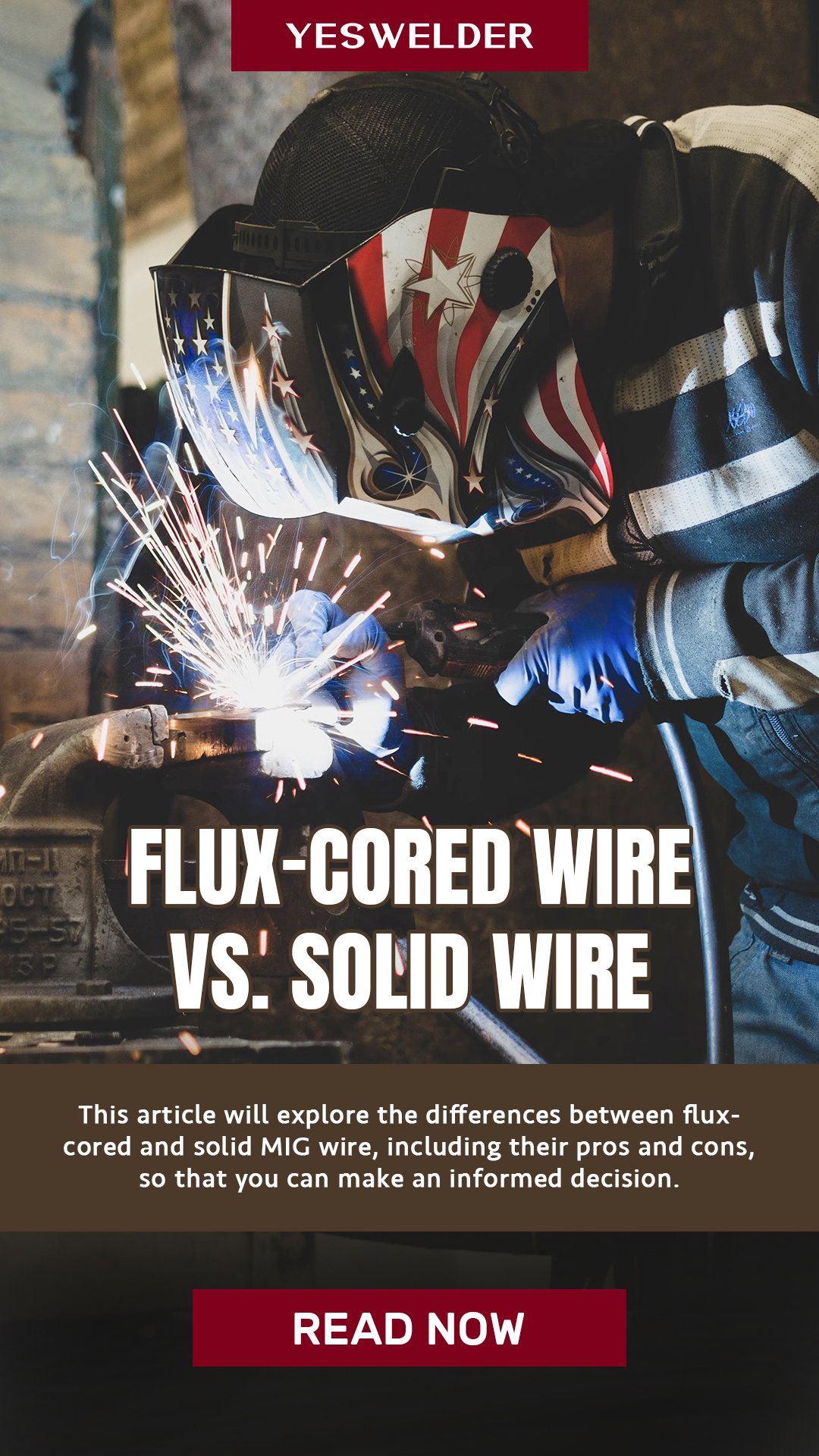 YesWelder: 🔥Flux-Cored Vs. Solid Wires | Milled