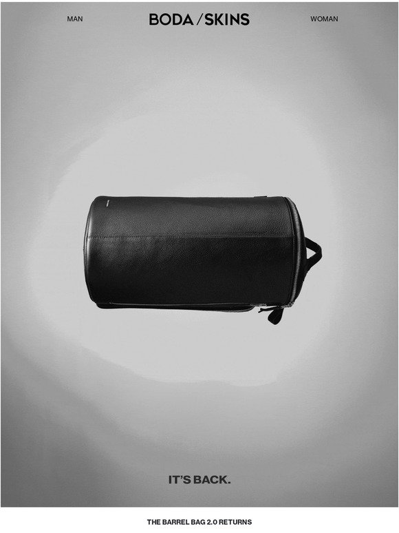 Boda Skins: IT'S BACK: The Barrel Bag 2.0 | Milled