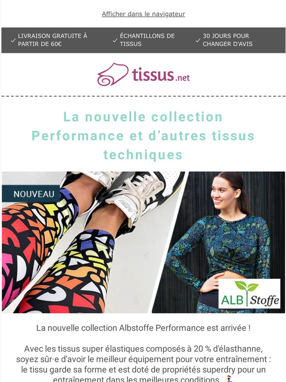 Tissus: 🔥 Nouvelle collection Albstoffe - Performance 💪 | Milled