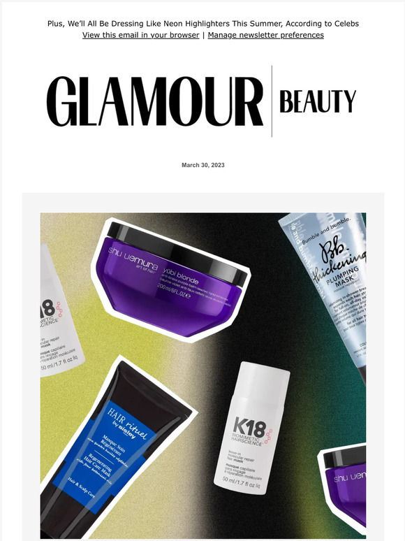 Glamour: The Best Hair Masks to Smooth, Soften, and Repair Damage | Milled