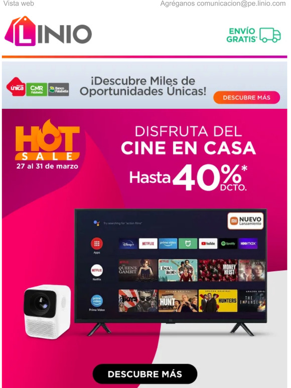 Linio México: 🔥 Disfruta del Cine en Casa | Milled