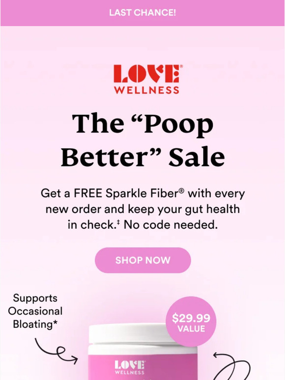 Love Wellness: ENDS TODAY: FREE Sparkle Fiber® with every new order ...