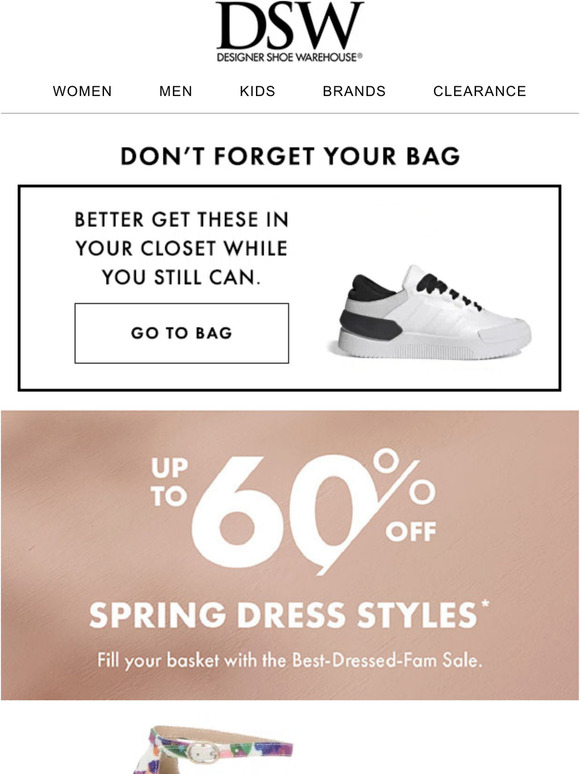 DSW: The best-dressed-fam sale is here! | Milled