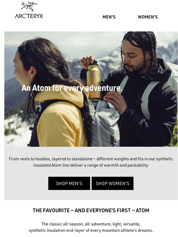 Arc'teryx: Meet the Atom Family | Milled