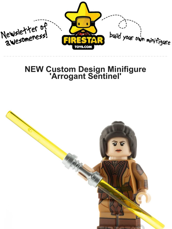 Firestar Toys: New Arrogant Sentinel custom SW minifigure🔥 | Milled