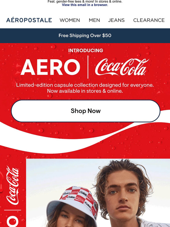 P.S. from Aeropostale: Introducing: Aero | Coca-Cola®‼️ Limited Edition | Milled