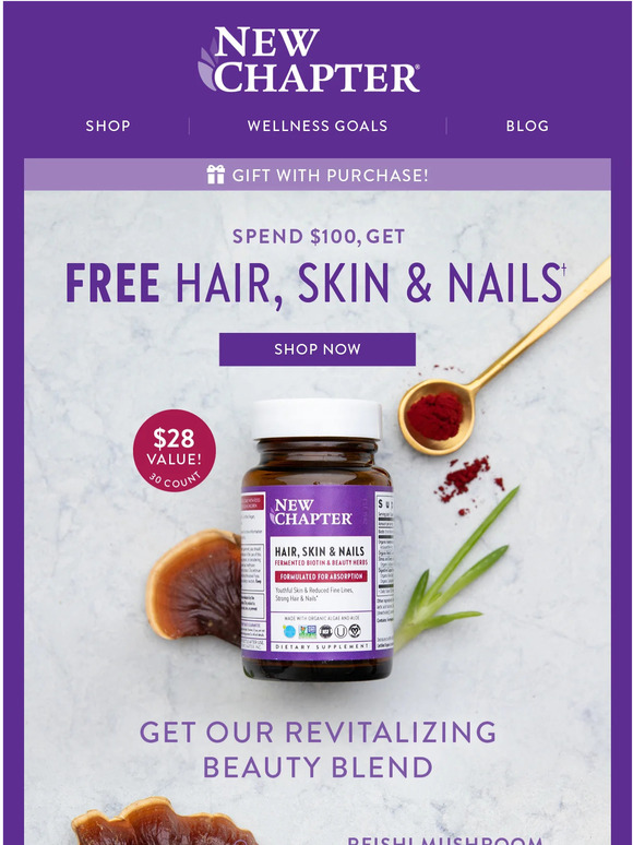 New Chapter: Beauty Boosting Freebie for YOU! | Milled