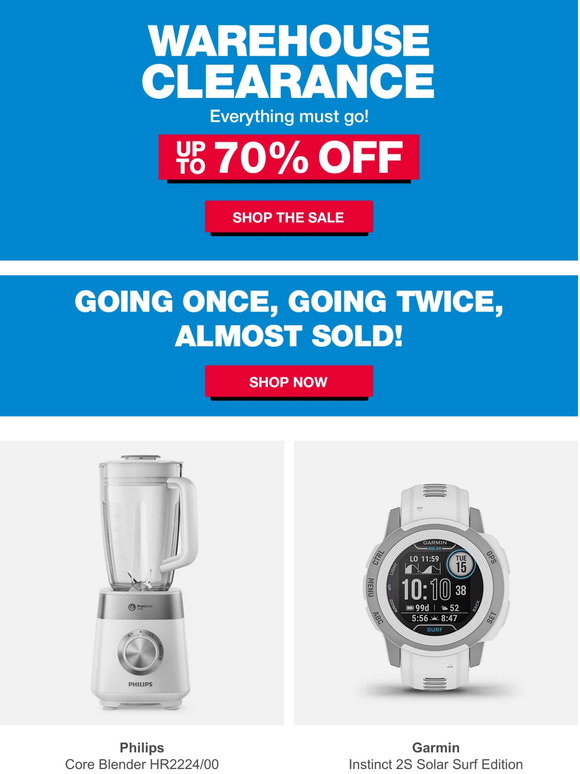 Takealot: Warehouse Clearance | Going once, going twice, almost SOLD! 🛒 ...