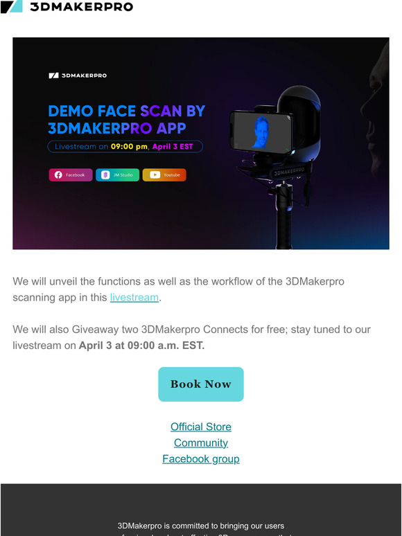3D MAKERPRO LIMITED: Demo Face Scan by 3DMakerpro App | Milled