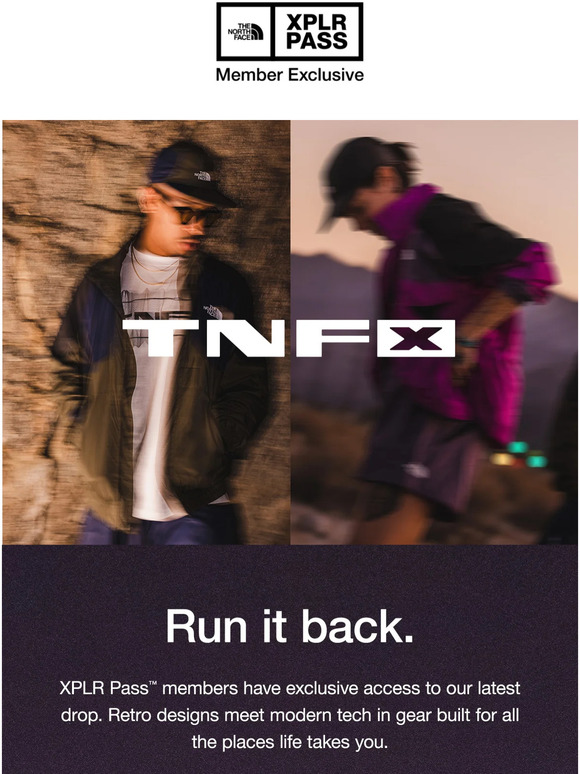 The North Face: TNF X is here: Throwback designs. Modern materials ...