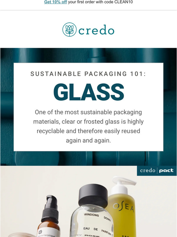 Credo Beauty: Meet our glass packaging champions. | Milled
