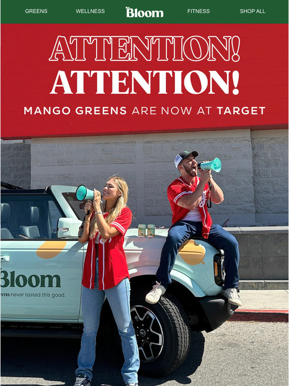 Bloom Nutrition: MANGO GREENS ARE IN TARGET 🎯🎯 | Milled