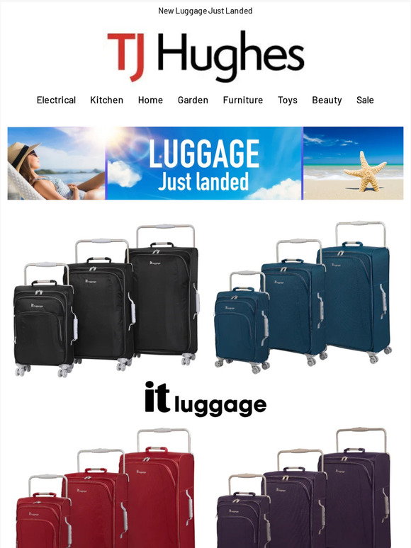 TJ Hughes: New Luggage Just Landed | Milled