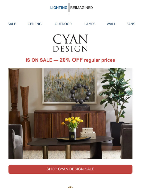 Lighting Reimagined: 20% OFF Vases, Sculptures, Decor, and more from ...