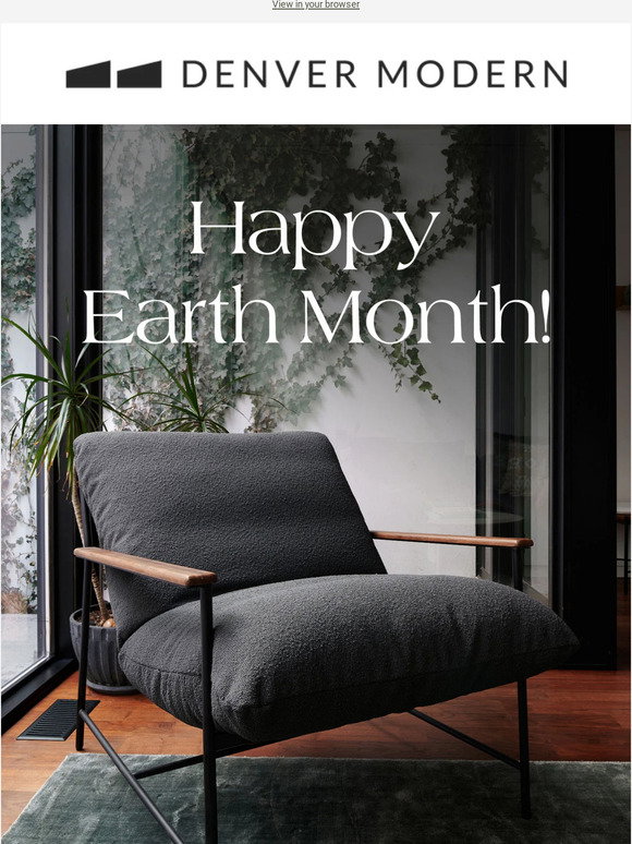 Denver Modern: Happy Earth Month! 🌎 | Milled