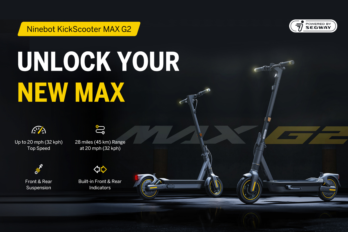 Segway: 🛴Meet the All-new Ninebot KickScooter MAX G2 | Milled