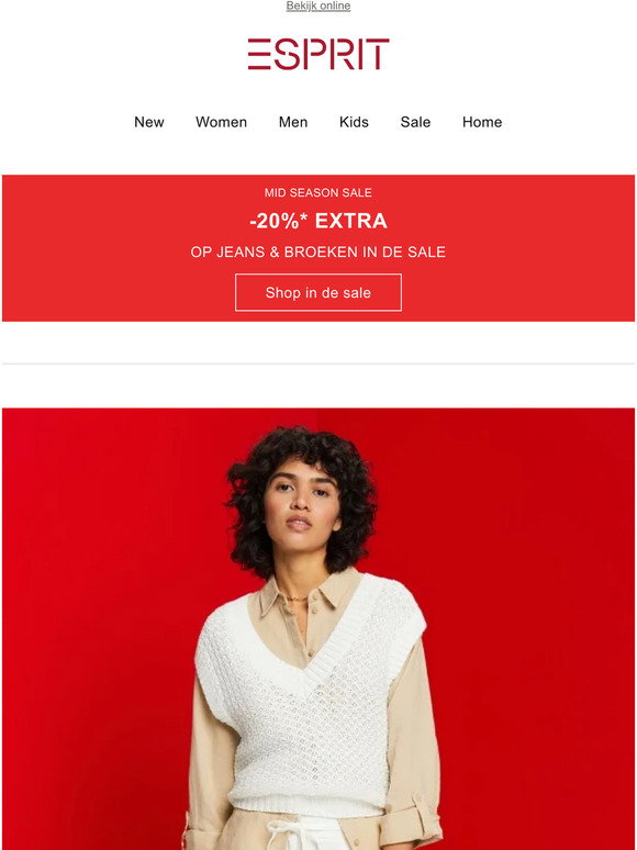 Esprit: Het is april. Hier zijn de items die je echt nodig hebt. I + 20 ...