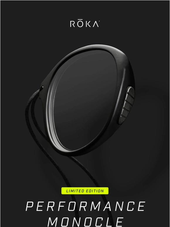 ROKA: The first ever performance monocle. | Milled