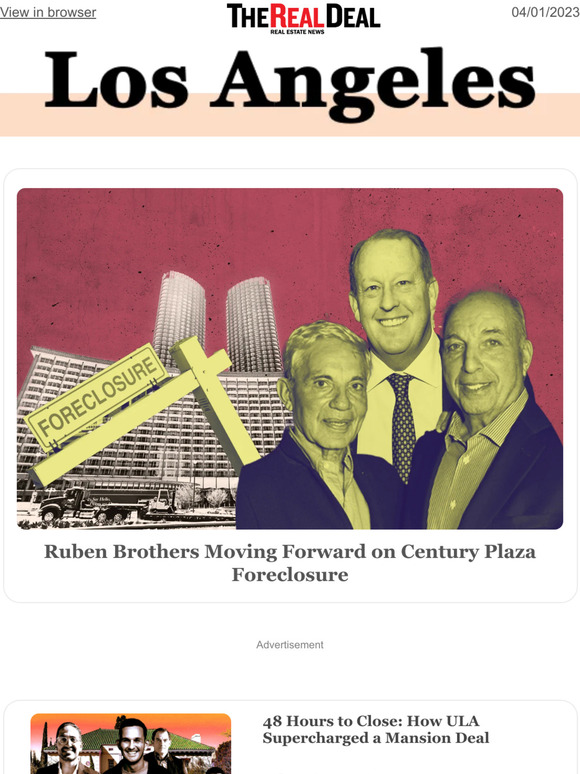 The Real Deal: Reubens to foreclose on Rosenfeld’s Century Plaza; How ...
