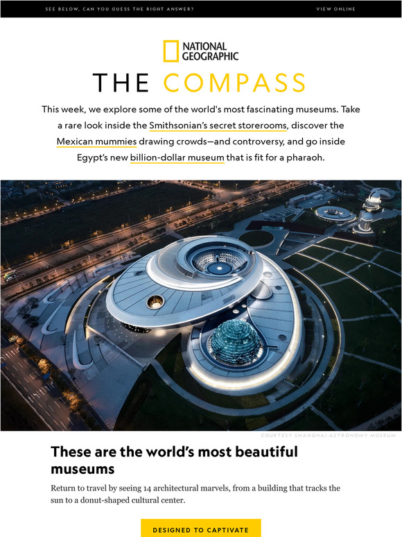 National Geographic: The Compass: The world's most beautiful museums ...