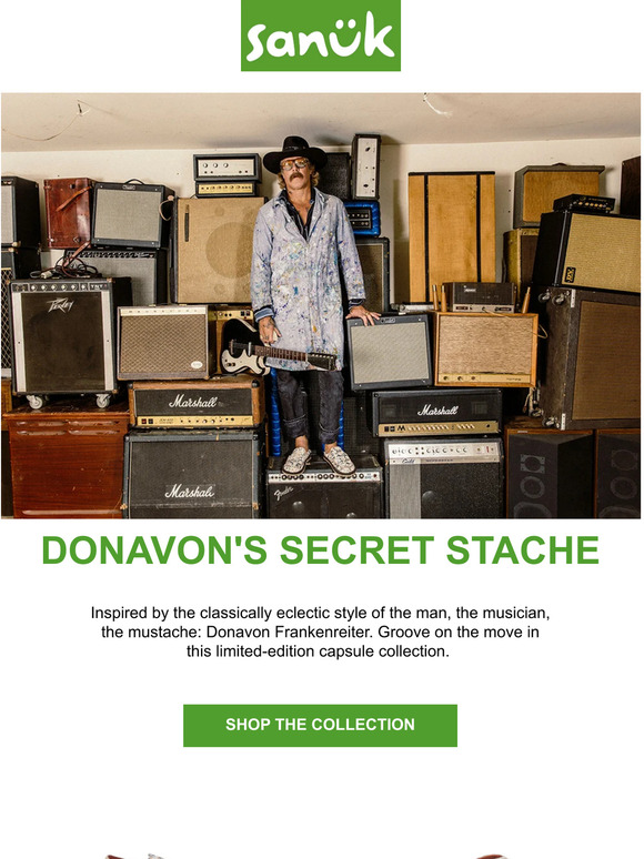 Sanuk: New Donavon's Secret Stache | Milled