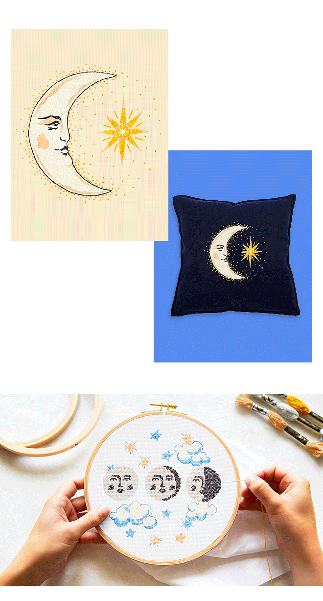 DMC: Free Patterns: Moons 🌙 | Milled